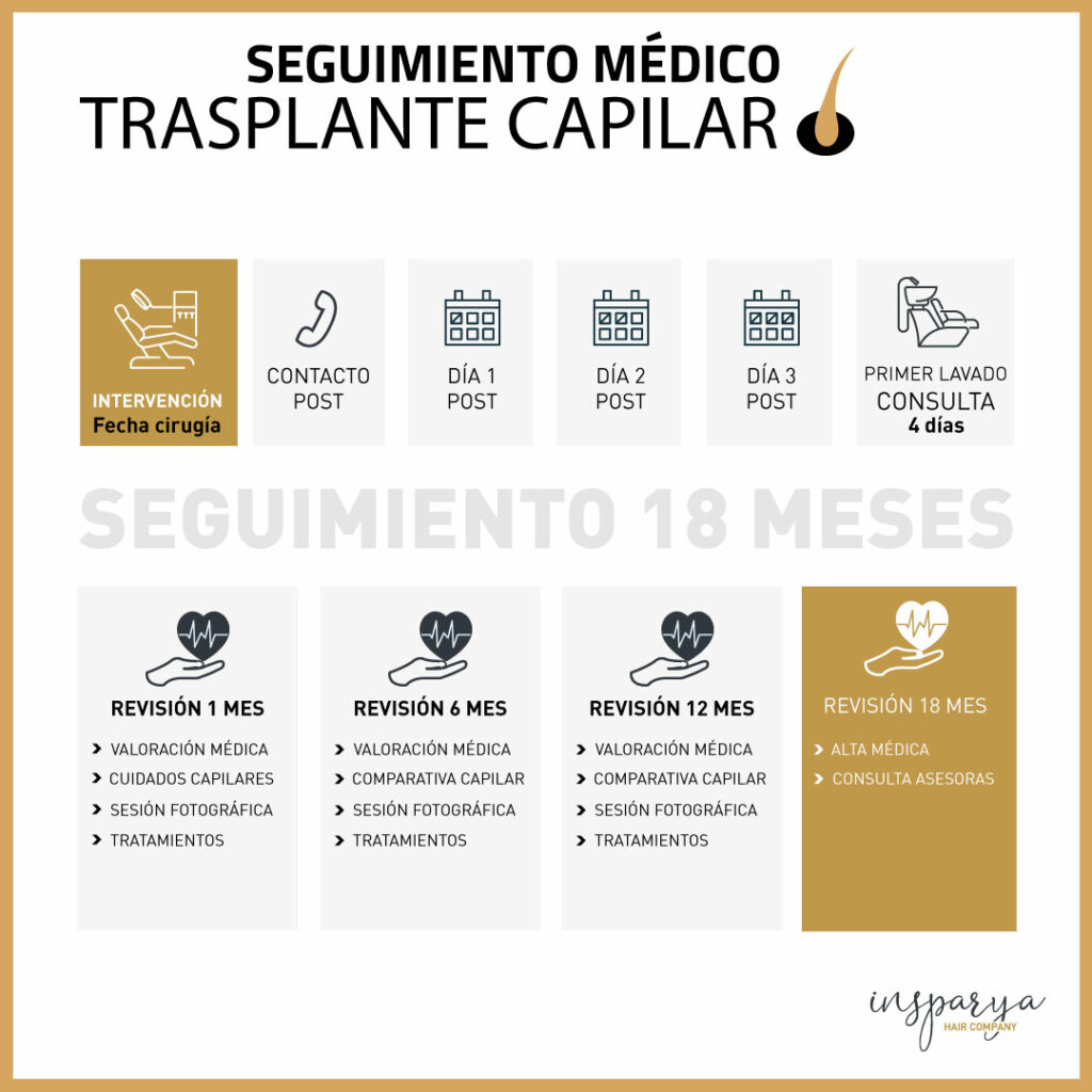 ¿Cómo es el postoperatorio del injerto capilar? | Insparya